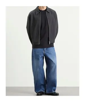 Studio Nicholson Cropped Wide-leg Jeans - Blue