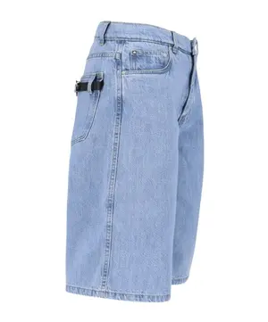 Coperni Denim Bermuda Shorts With Belt Detailing