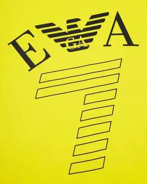 EA7 Round-necked Logo T-shirt