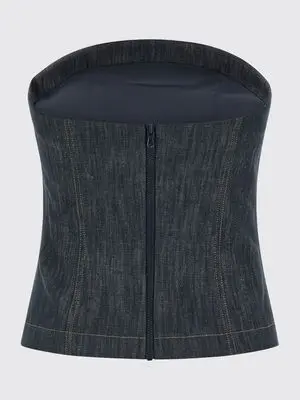 Brunello Cucinelli Strapless Top With Back Zip Closure
