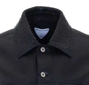 Bottega Veneta Leather Button-up Jacket