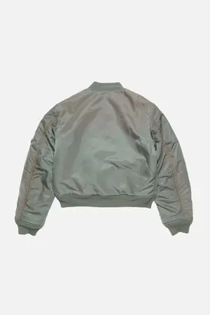 Acne Studios Full-zip Bomber Jacket - Gray