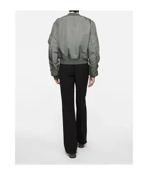 Acne Studios Full-zip Bomber Jacket - Gray