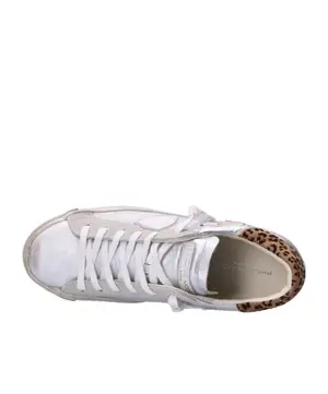 Philippe Model Sneakers With Animal Print Detail - Gray