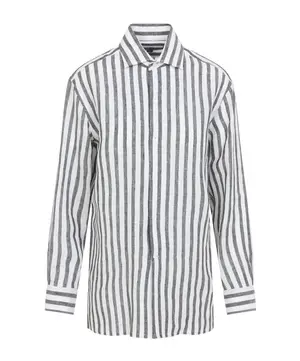 Ralph Lauren Striped Linen Shirt - No