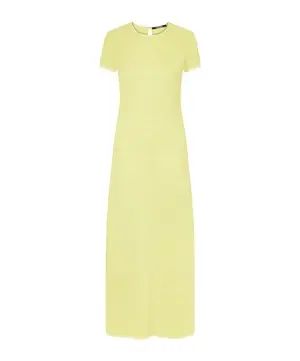 Jacquemus La Robe Maille Knitted Maxi Dress - Yellow