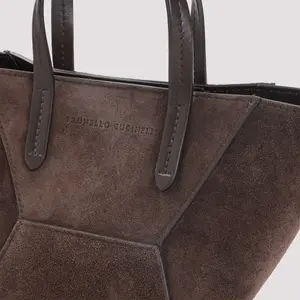 Brunello Cucinelli Duo Mini Tote Bag - Black