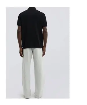 Aspesi Short-sleeve Polo Shirt - Black