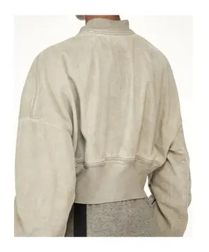 Rick Owens Flight Cropped Jacket - Sand-colored