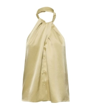 Nanushka Halter Neck Button-up Blouse - No