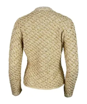 Fabiana Filippi Denim Effect Sequin Tweed Jacket