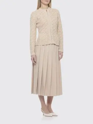Fabiana Filippi Denim Effect Sequin Tweed Jacket