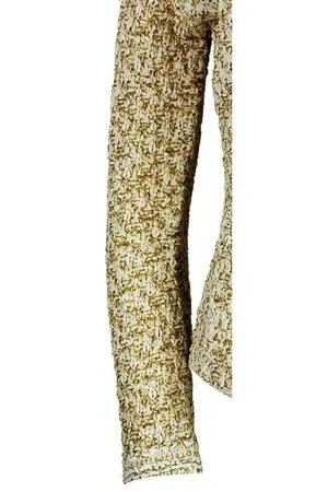 Fabiana Filippi Denim Effect Sequin Tweed Jacket