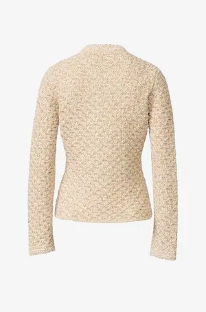 Fabiana Filippi Denim Effect Sequin Tweed Jacket