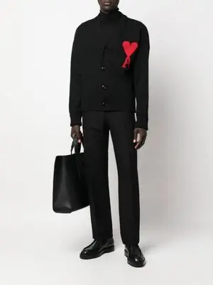 AMI Paris De Coeur Knitted Cardigan