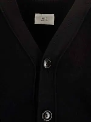 AMI Paris De Coeur Knitted Cardigan