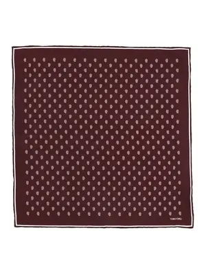 TOM FORD Polka Dot Square Scarf