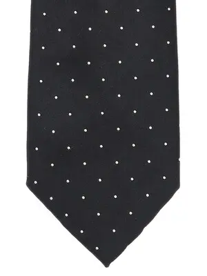 TOM FORD Polka-dot Neck Tie - Black