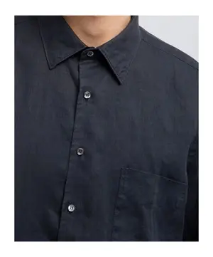 Aspesi Button-down Long-sleeved Shirt - Black