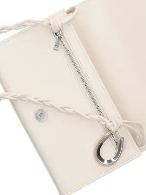 JIL SANDER Tangle Strap Wallet - White