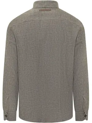 Zegna Buttoned Overshirt - Gray