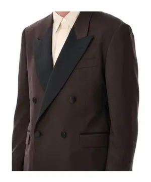 LARDINI Soiree Double-breasted Smoking Blazer