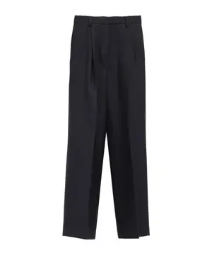 Dries Van Noten Tailored Trousers With Belt Loops - Black