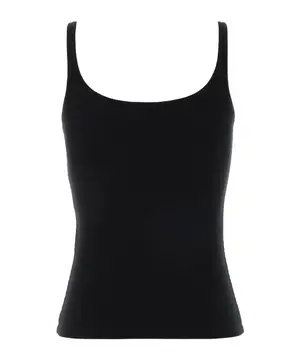 Off-White Off Stamp Rib Tank Top - Black