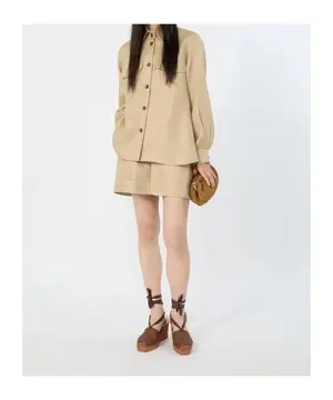 Max Mara Elasticated Patch-pocket Shorts