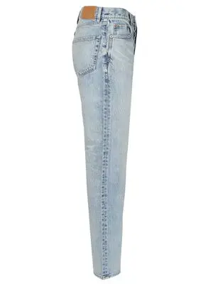 Saint Laurent Mick Straight-leg Jeans - Gray