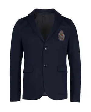 Gucci Lapel Suit Jacket - Blue