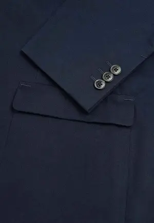 Gucci Lapel Suit Jacket - Blue