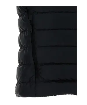 Canada Goose Padded Down Vest With Logo Patch - Black