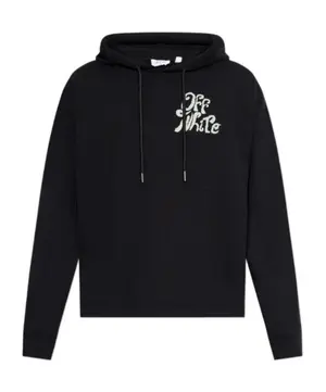 Off-White Long-sleeve Logo Hoodie
