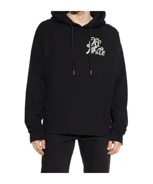 Off-White Long-sleeve Logo Hoodie