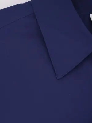 Aspesi Cropped Poplin Shirt - Blue