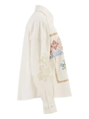 Max Mara Embroidered Shirt