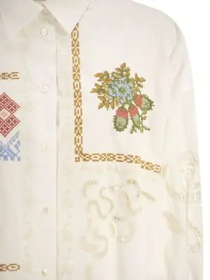 Max Mara Embroidered Shirt