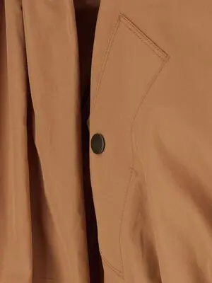 Chloé Ruched Detail High-neck Jacket
