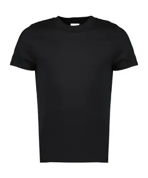COURREGES Courrèges Short-sleeved Crewneck T-shirt - Black