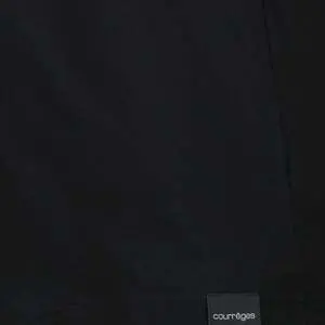 COURREGES Courrèges Short-sleeved Crewneck T-shirt - Black