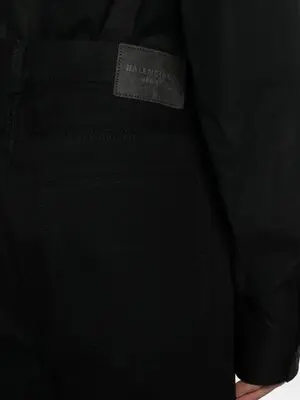 Balenciaga Curved Knee Cotton Denim Pants