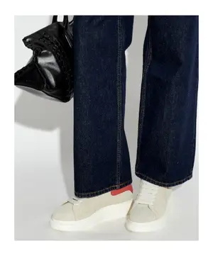 Alexander McQueen Oversized Lace-up Sneakers - Beige