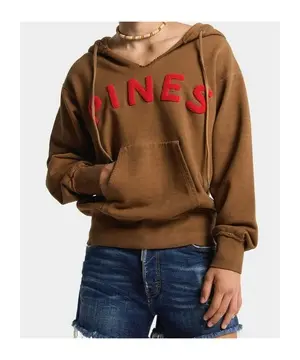 Dsquared2 Pines Logo Hooded Sweatshirt - Brown