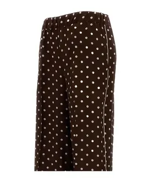 P.a.r.o.s.h Polka Dot Trousers - Green