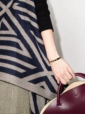Tory Burch Miller Studded Hinge Bracelet - Yellow