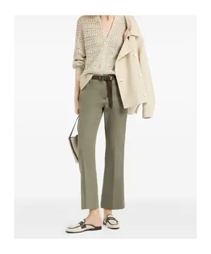 Brunello Cucinelli Long Sleeve Zipped Cardigan - Beige