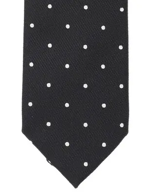 TOM FORD Polka Dot Neck Tie - Black