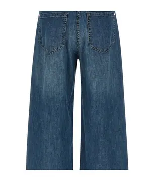 Brunello Cucinelli Logo Patch Wide-leg Jeans