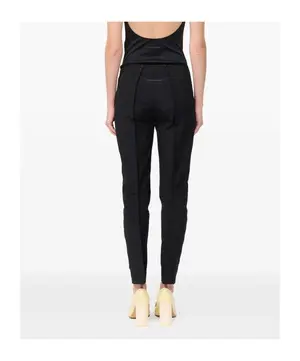 MAISON MARGIELA Slim-fit Trousers With Center Pleats